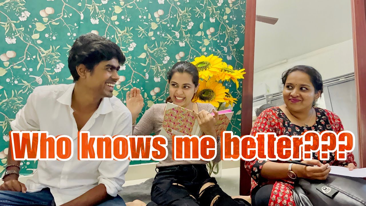 Who Knows Me Better Diya Krishna Lekshmi Mohan Aswin Ganesh Youtube