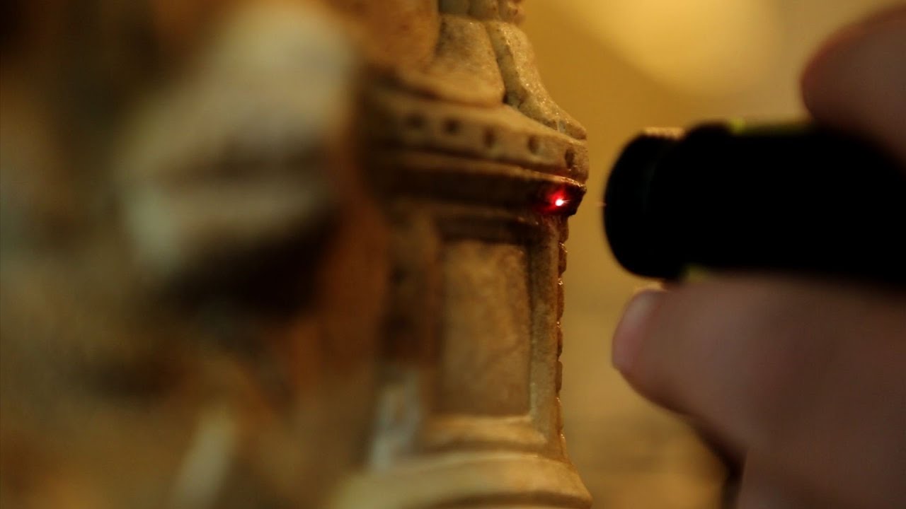 Laser Helps Reveal Details of Ancient Art - YouTube