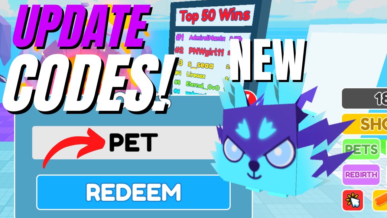 *NEW* UPDATE! PET* CODES* [👻SEASON] 🏆 Race Clicker ROBLOX - YouTube