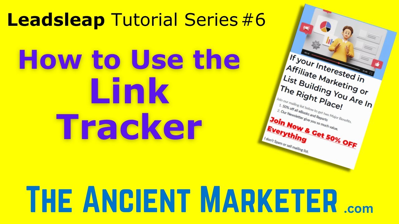 Leadsleap Tutorial 6 - How to Use the Link Tracker - YouTube
