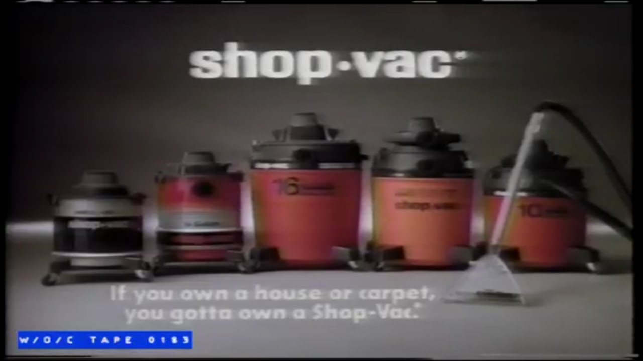 Shop-Vac Commercial - 1990 - YouTube