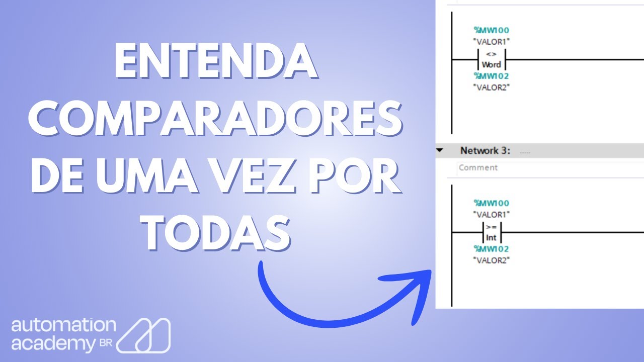 ENTENDENDO COMPARADORES DE UMA VEZ POR TODAS (TIA PORTAL) - YouTube