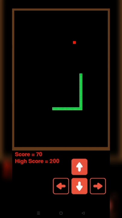 Snake game using python language Pygame in android mobile || Make own games using python ...