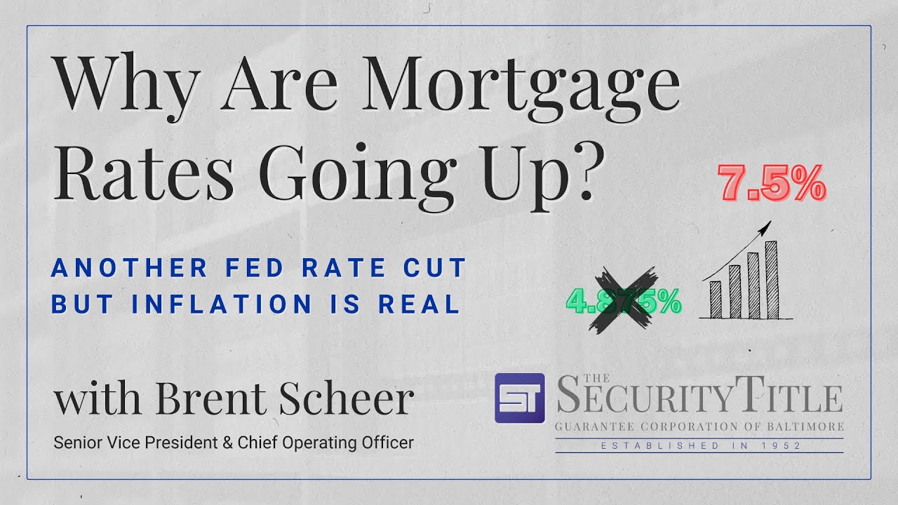Why Are Mortgage Rates Going Up? - YouTube