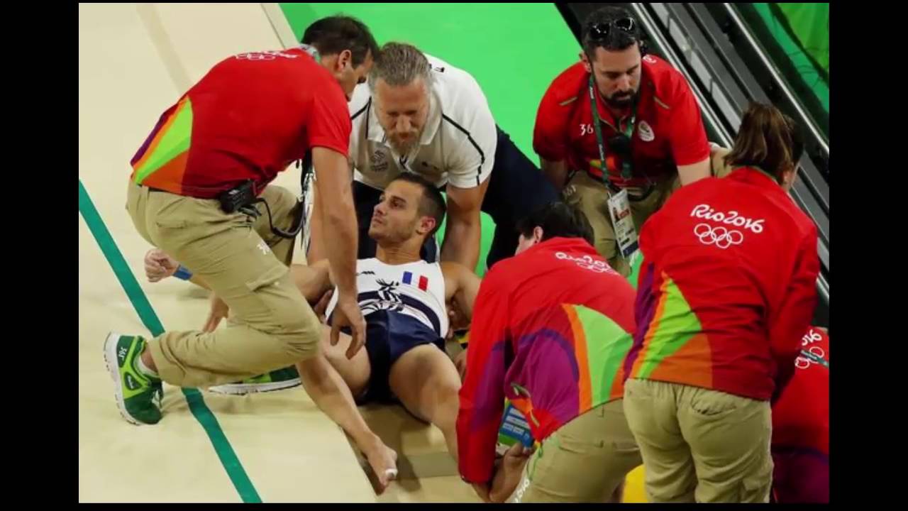 French gymnast Samir Ait Said breaks leg while performing Men's vault ...