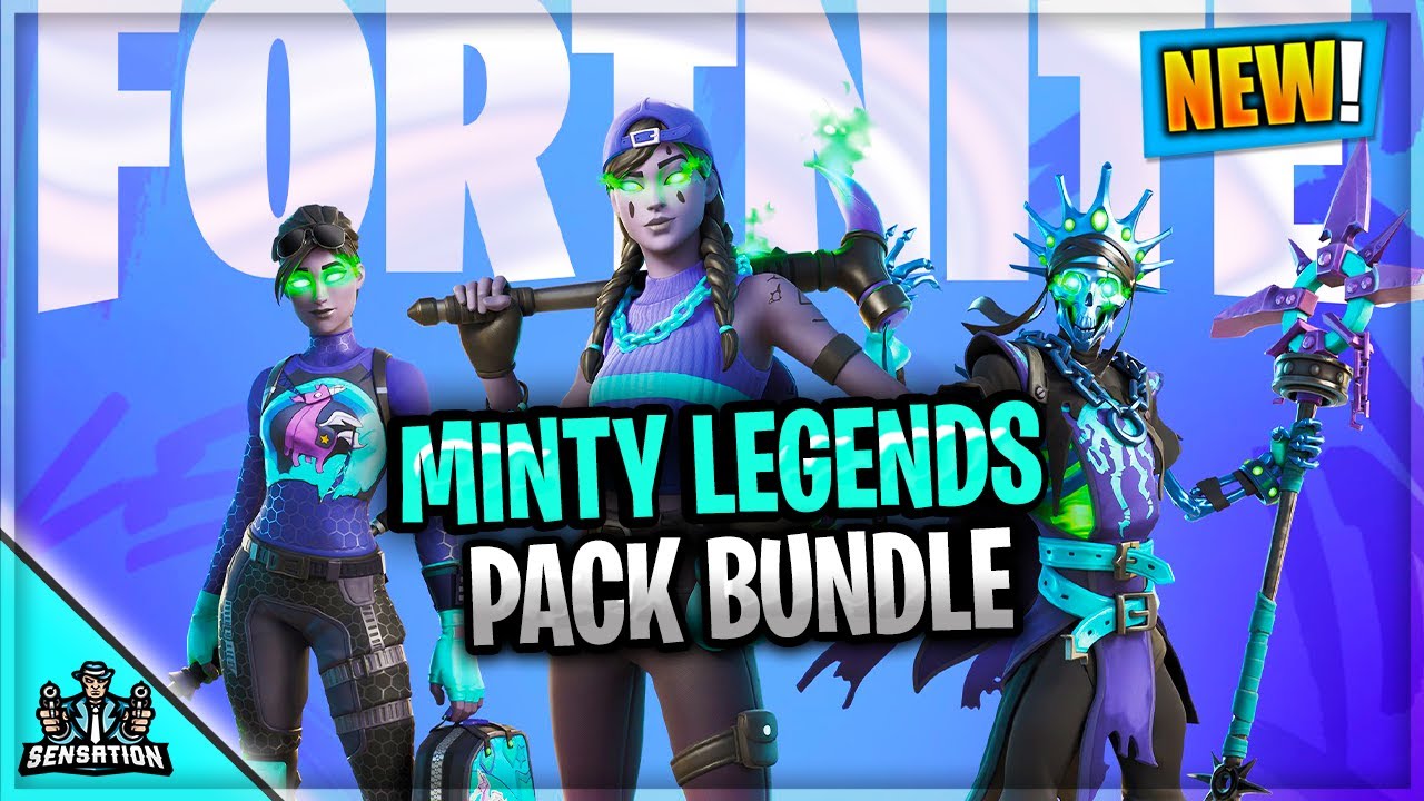 NEW MINTY LEGENDS PACK BUNDLE IN FORTNITE BATTLE ROYALE - YouTube