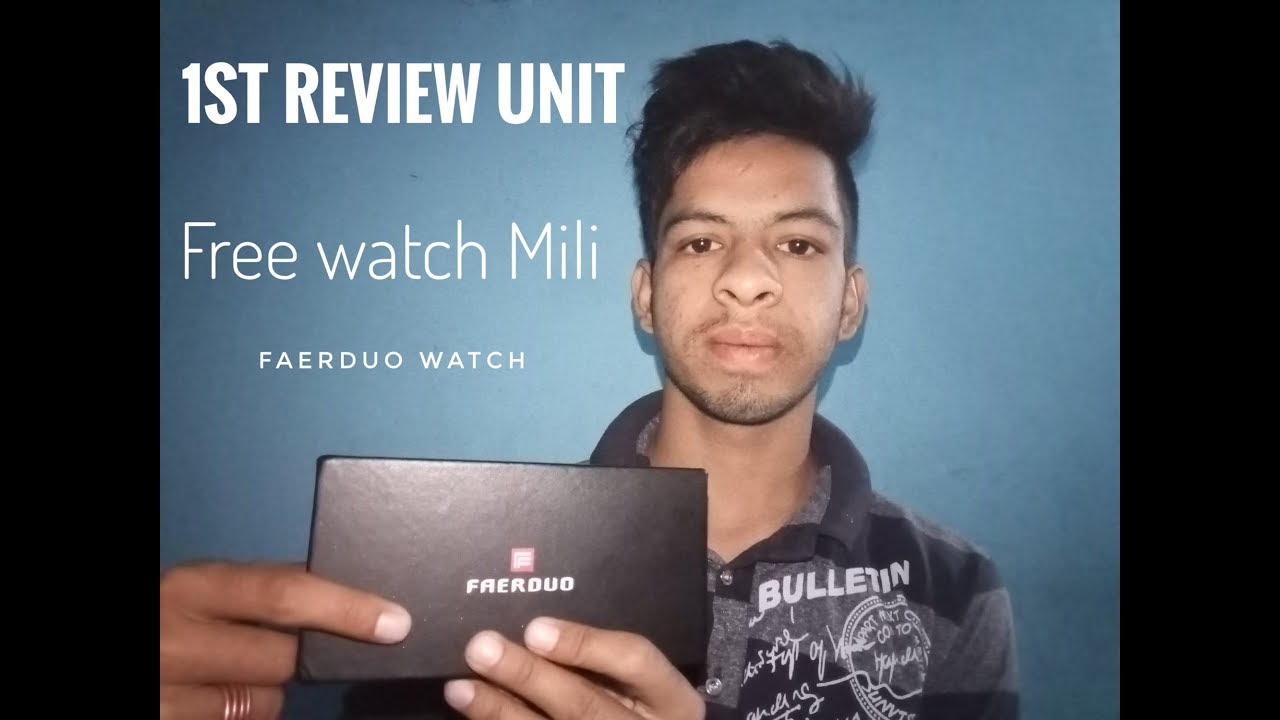 My 1st review unit|Faerduo mens watches|watches for mens - YouTube