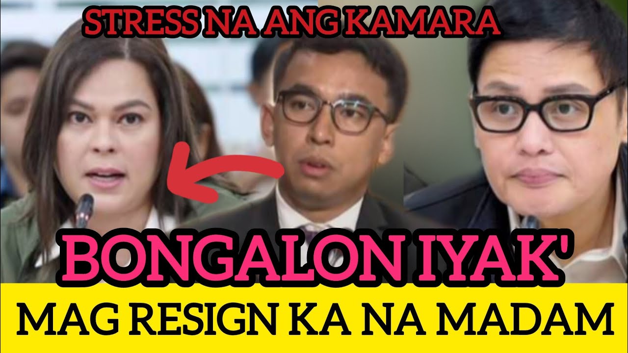 BASTUSAN NA' BONGALON AT KONGHUN PINAG RERESIGN SI VP SARA DUTERTE ...