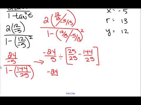 6.4 Double Angle Identities - Pre-calculus 30 - YouTube