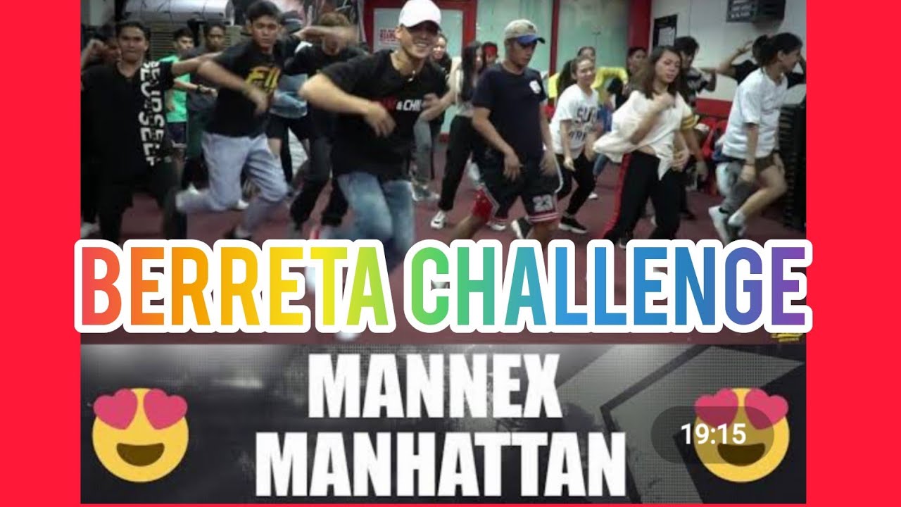 TIKTOK BERRETA CHALLENGE/MANNEX MANHATTAN/NICK MANJARES,STEP BY STEP ...