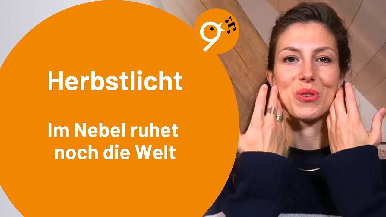 Einsingen um 9 vom (13.10.25) mit Sarah, Im Nebel ruhet noch die Welt ...