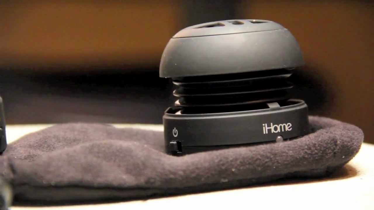 Review: iHome Mini Speakers - YouTube