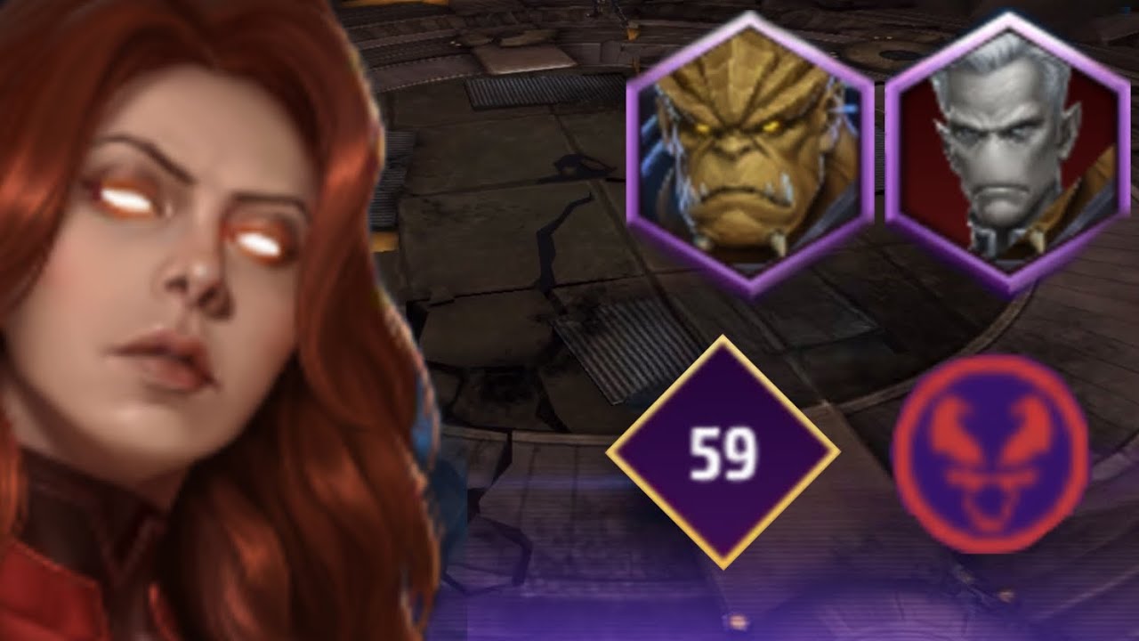 Jean vs Cull & Ebony stage 59 | mighty rage - Marvel Future Fight - YouTube