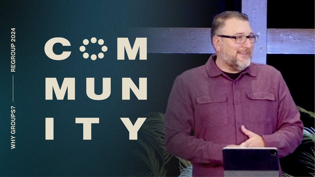 COMMUNITY | Why Groups? | Anthony Tejeda - YouTube