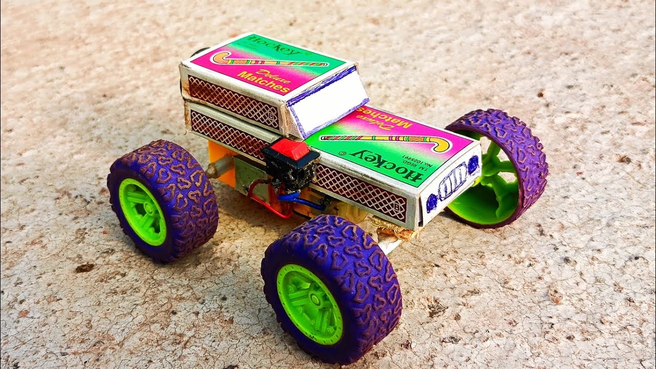 How to make machis box car at home amezing video with machis box ...