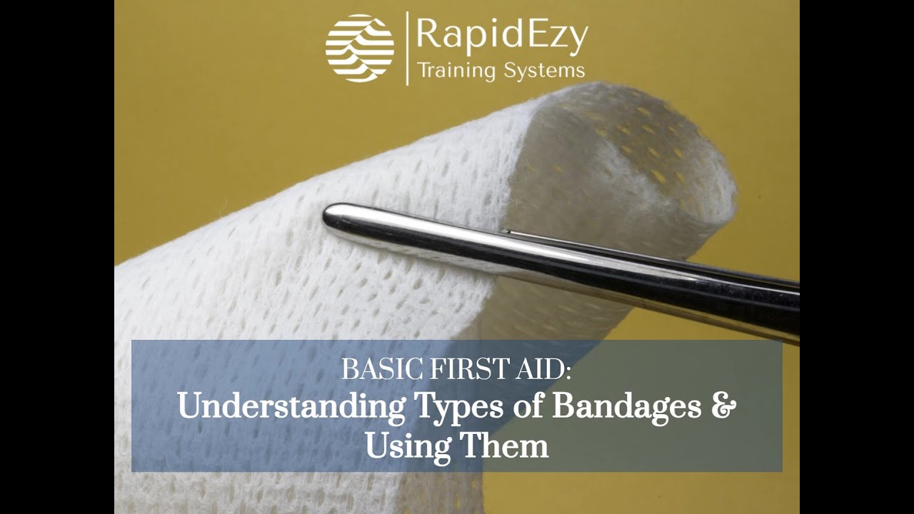 Understanding Types of Bandages & Using Them : 4. Methods of Applying ...