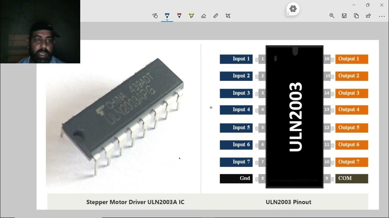 iln2003an ic |uln2003|iln2003an ic working|uln2003 ic circuit diagram - YouTube