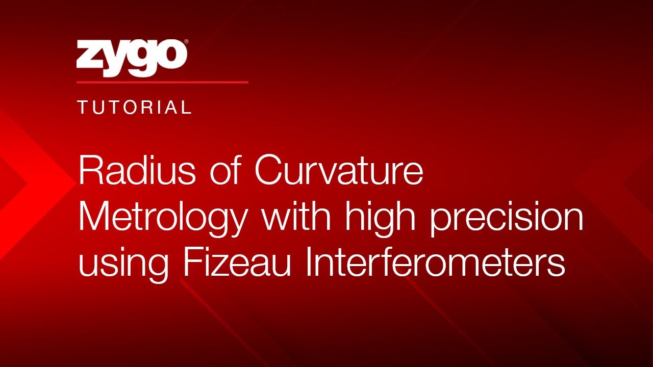Radius of Curvature Metrology with high precision using Fizeau ...