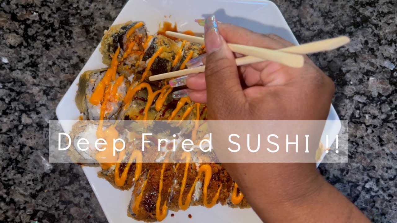 My First Time attempting to make Deep Fried Sushi !!! - YouTube