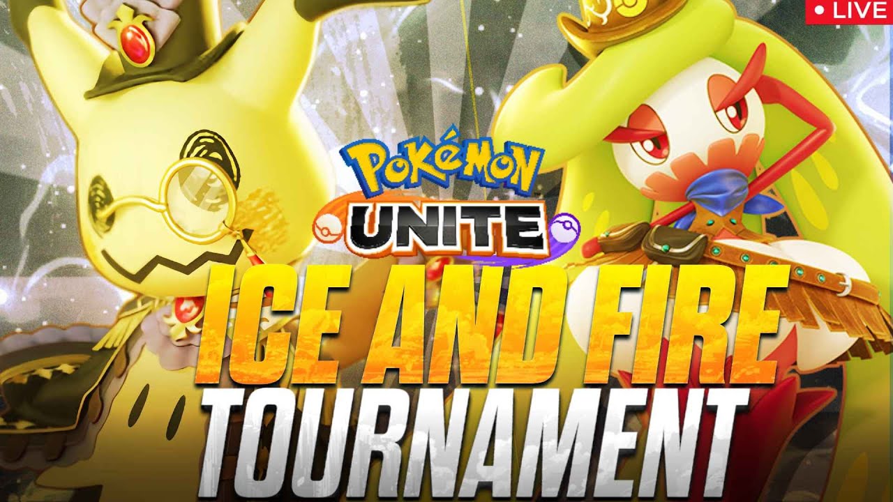 ICE & FIRE TOURNAMENT DAY 8 ! POKEMON UNITE / #live #stream # ...