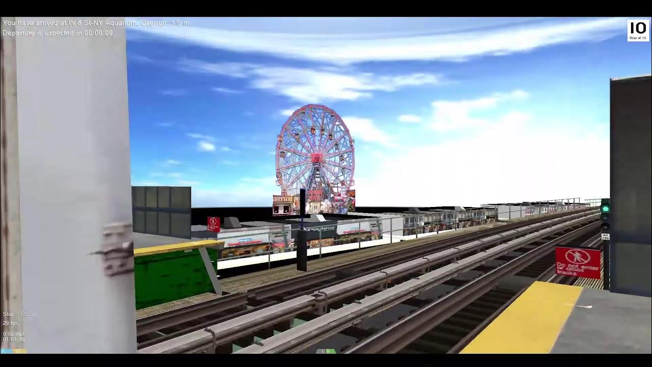 OpenBVE RP: NYC Subway R46 (Q) to Coney Island - YouTube