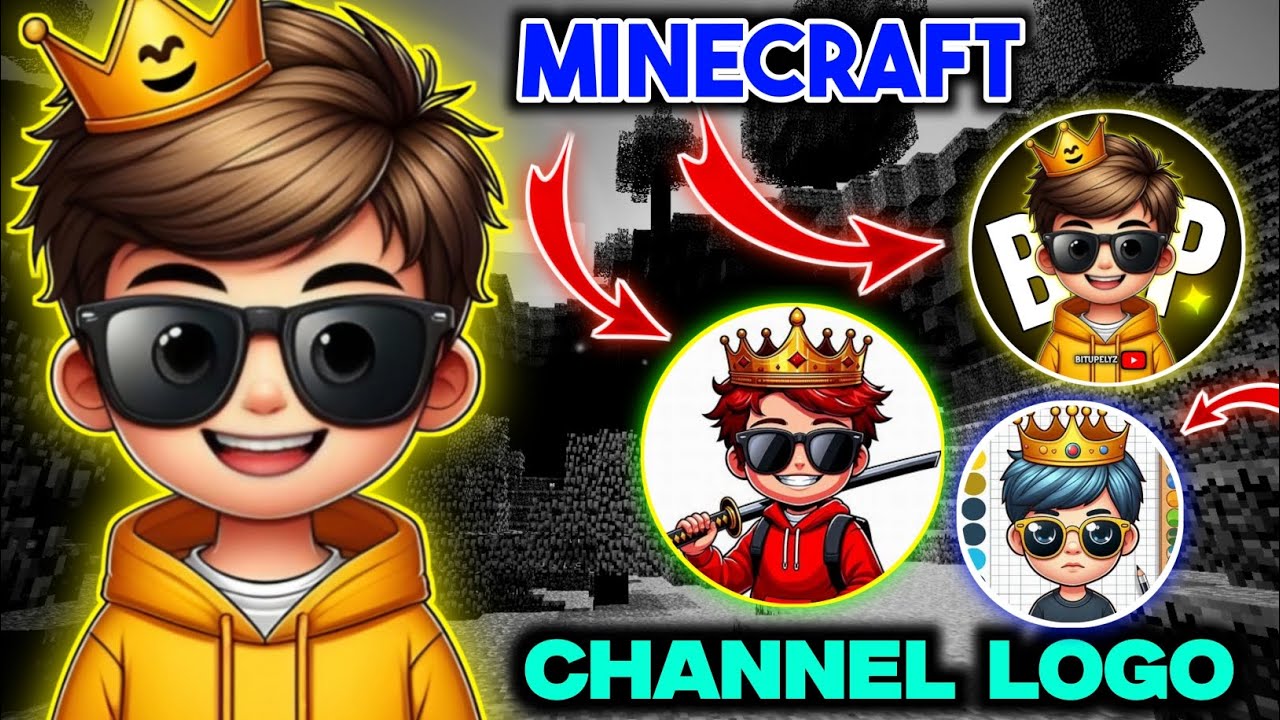 How Get most attractive logo in your Minecraft channel😍[ Just 1 minutes ...