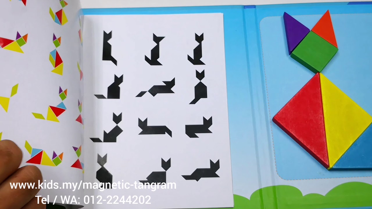 Kids Station Magnetic Tangram www.kids.my/magnetic-tangram - YouTube