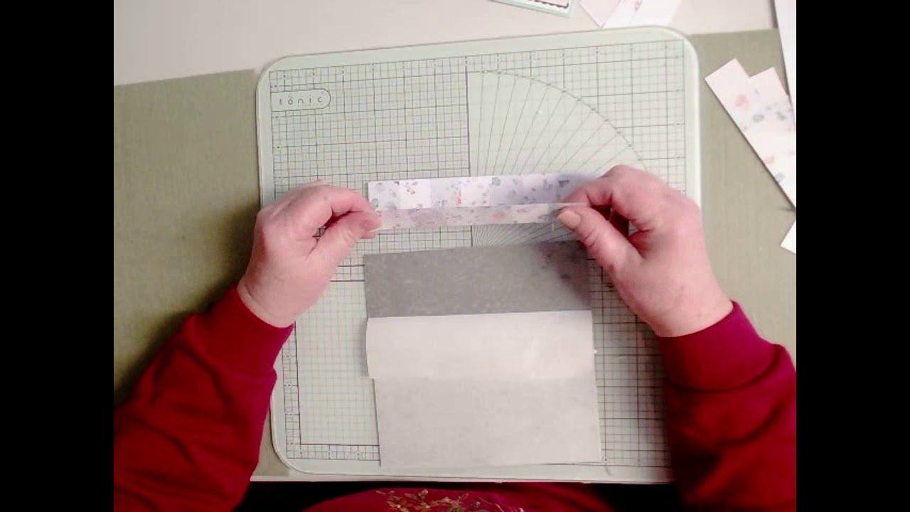 staggered paper patchwork - YouTube