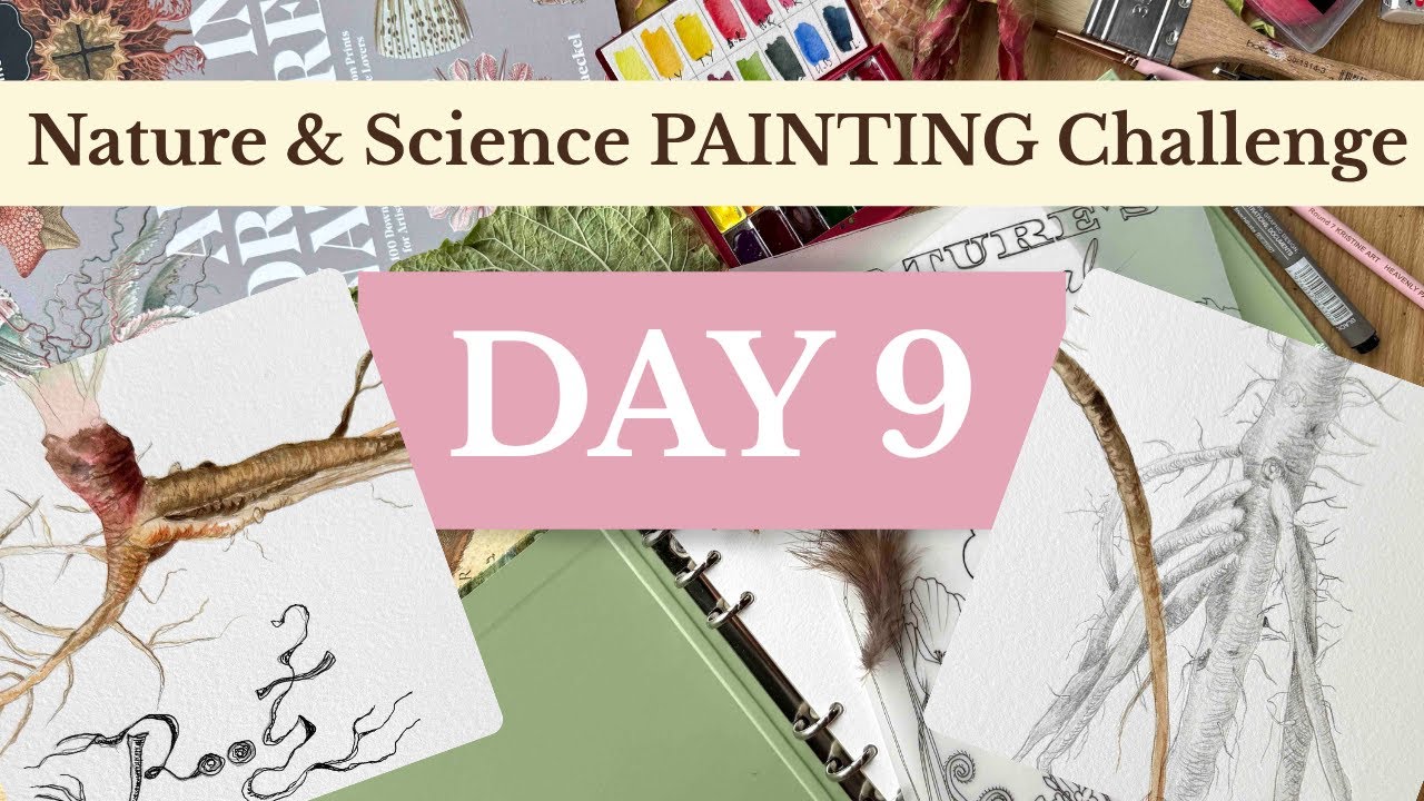 Nature Painting Challenge // Day 9 🫚 - YouTube