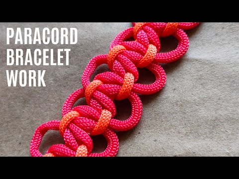 How to make a paracord bracelet knot 🪢 tutorial - YouTube