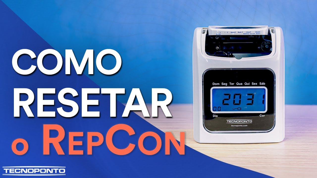 Como Resetar o RepCon para as Configurações de Fábrica - Tecnoponto ...