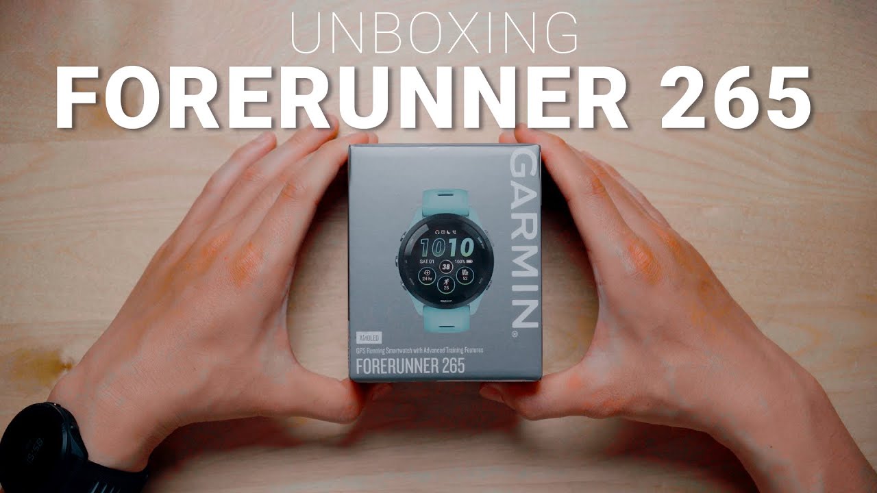 [UNBOXING] GARMIN FORERUNNER 265 - YouTube