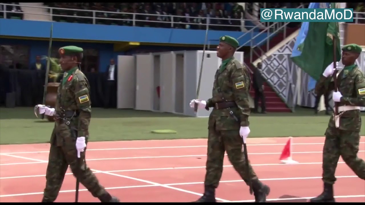RDF parading at Presidential Inauguration Ceremony - YouTube