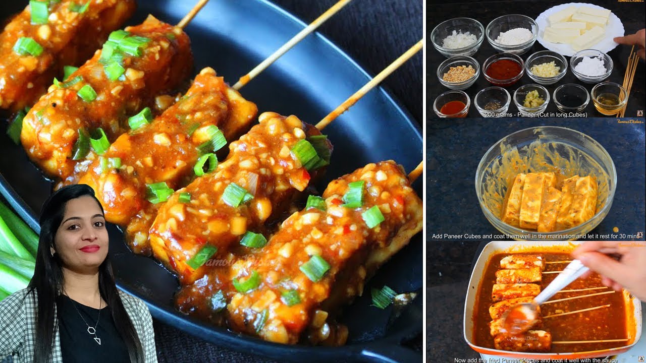 Paneer Satay Recipe with Ingredients, Preparation Time & Cooking ...