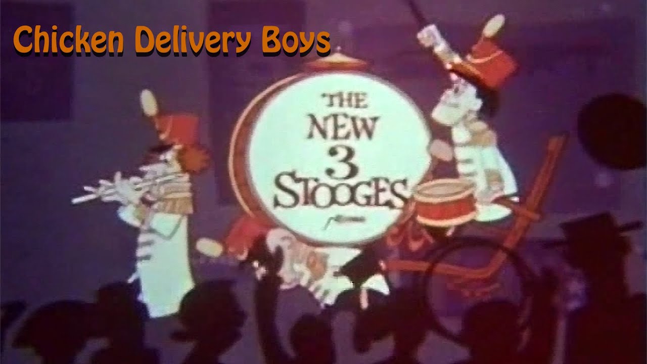 The 3 Stooges: Chicken Delivery Boys (1965) | Full Short | Joe DeRita ...