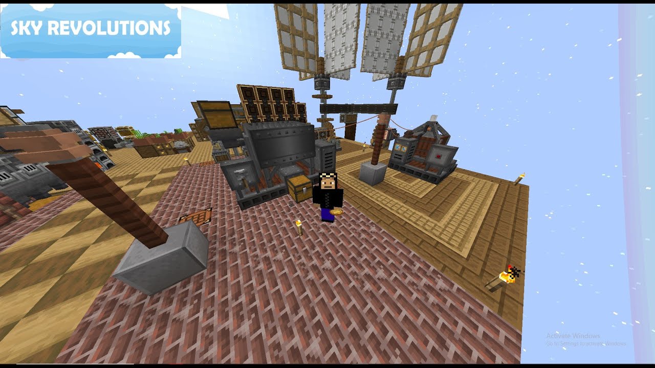 Minecraft Modpack (Sky Revolution) Let's Play Part 4 Industrial Renaissance - YouTube