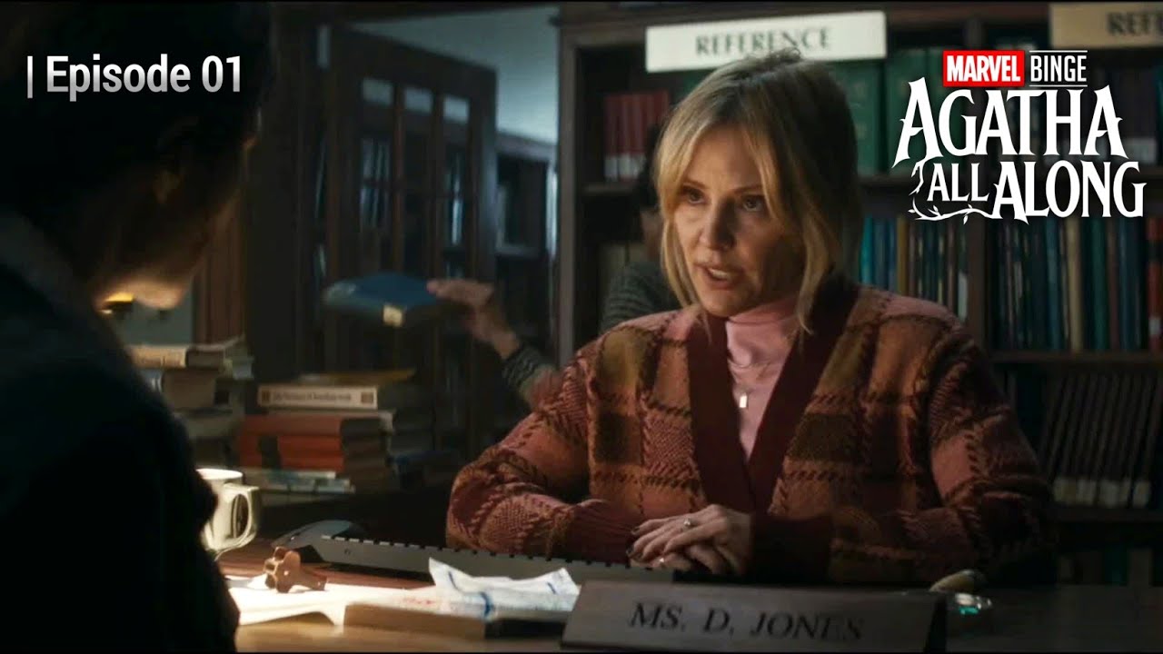 Agatha All Along | Episode 01: Library Scene [1080p] - YouTube