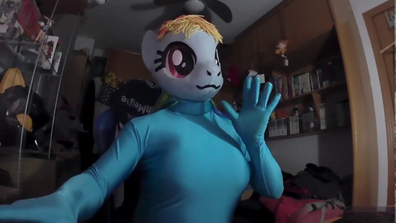 [kigurumi] female mask masking pony - YouTube