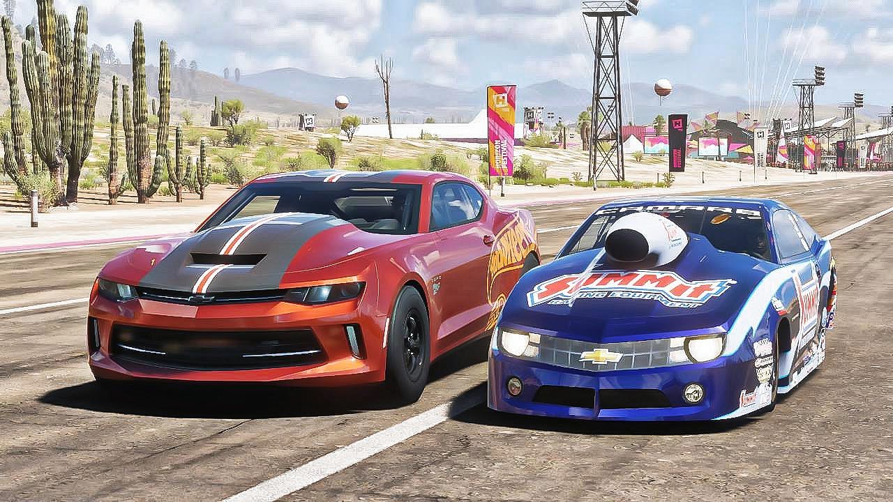 FH5 DRAG RACE! CAMARO HOT WHEEL COPO Vs CAMARO PRO STOCK - YouTube