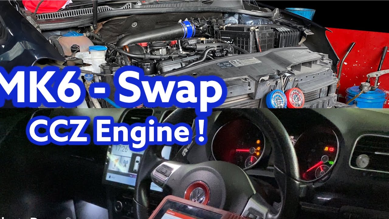 #mk6 #golf Swap CCZ Engine - YouTube