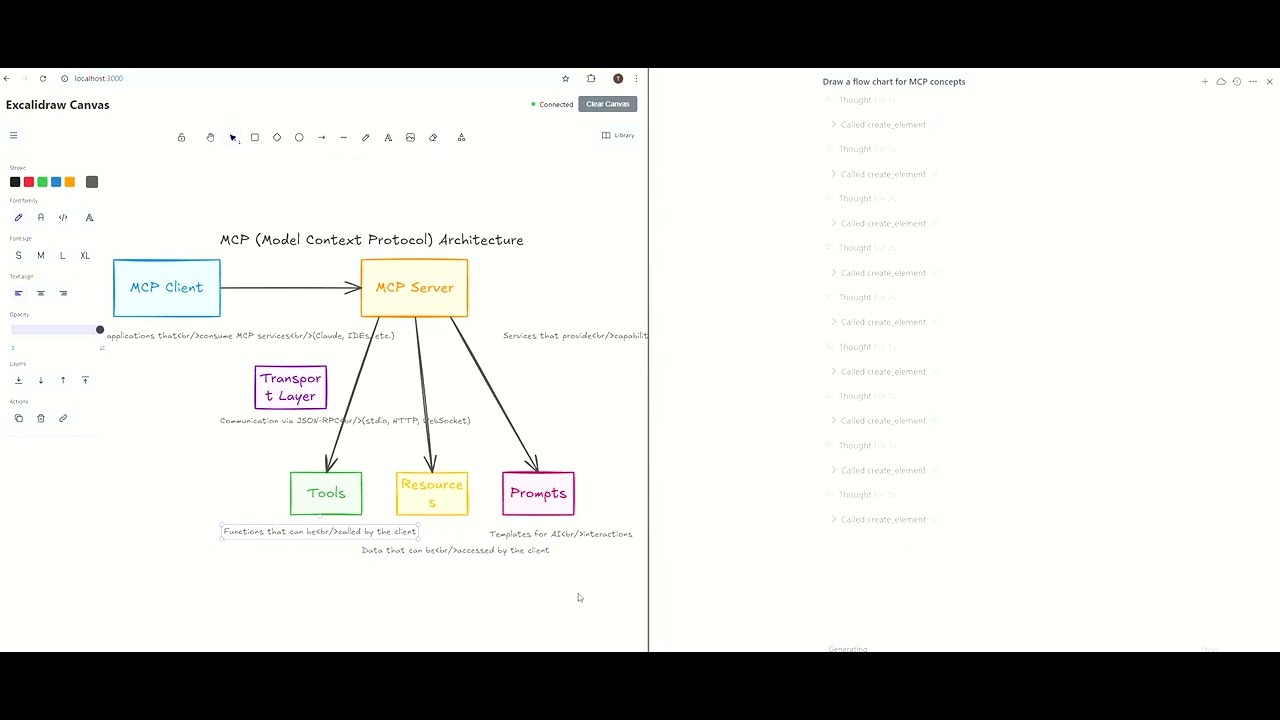 Cursor Drawing Real-Time Diagrams with MCP Excalidraw - YouTube