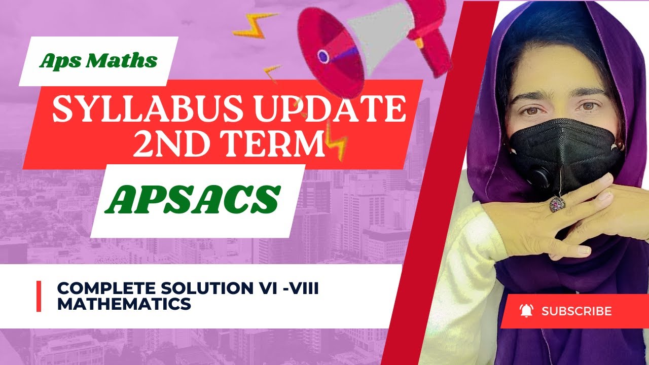Aps Syllabus Maths ||New secondary maths || Grade VI -VII Warm region ...