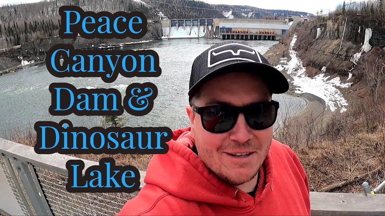Peace Canyon Dam and Dinosaur Lake in Hudson's Hope BC - YouTube