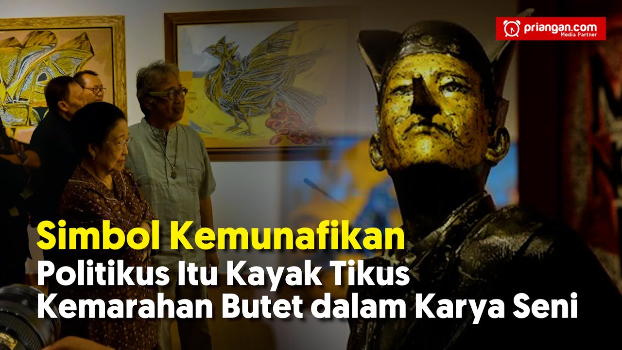 Patung Kurus Berhidung Panjang Hentikan Langkah Megawati di Pameran ...
