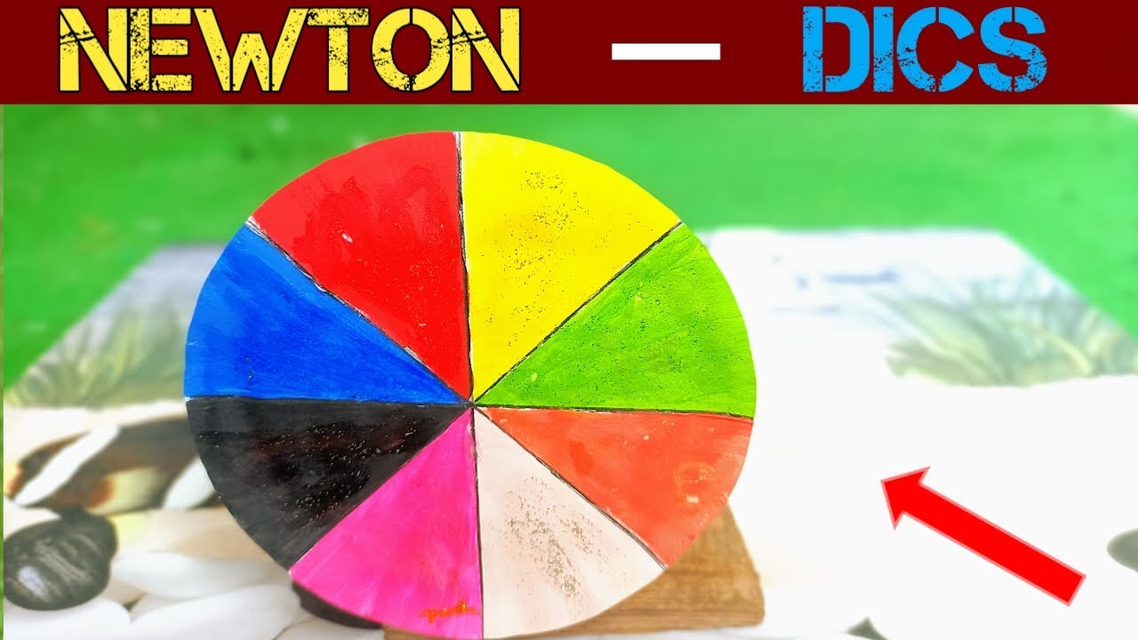 How To Make Newton Dics || Amazing Newton Disk || Newton Disc At Home ...