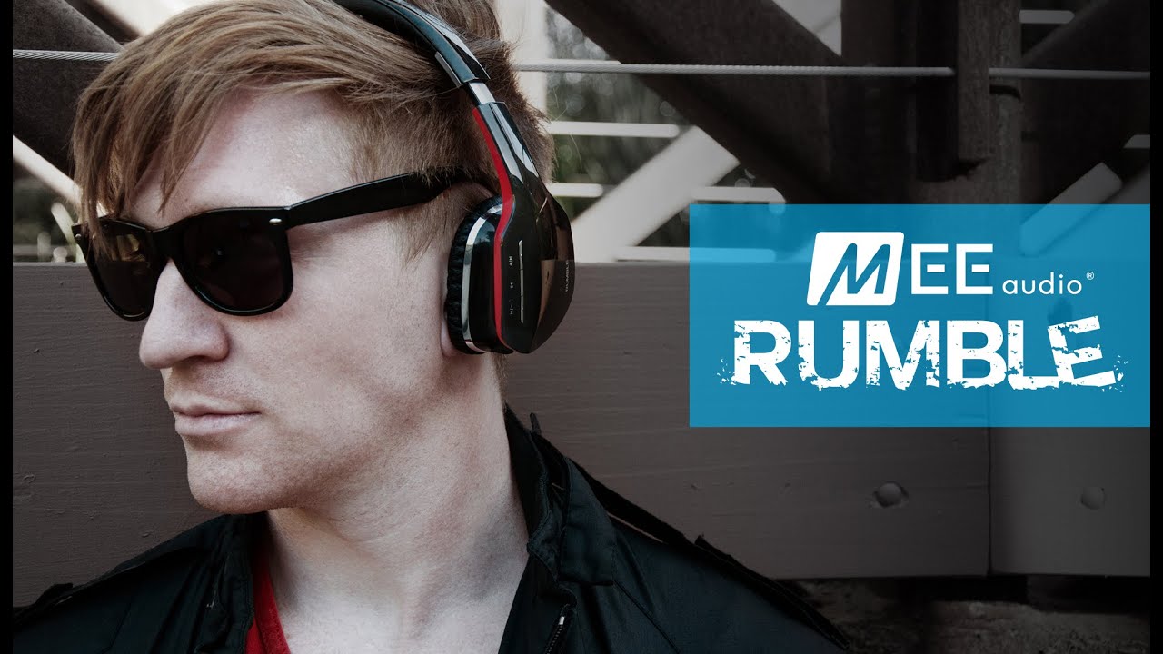 MEE audio Rumble Enhanced Bass Bluetooth Wireless Headphones with ...