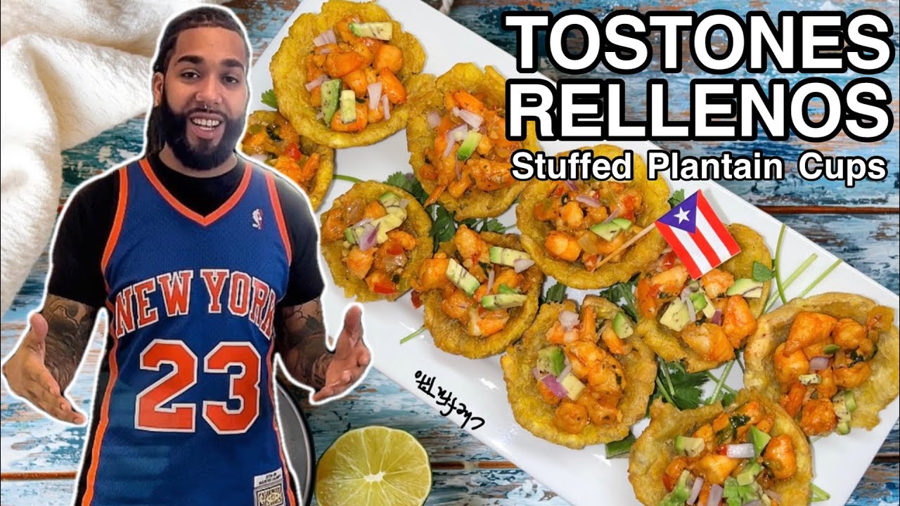 Tostones Rellenos || Stuffed Plantain Cups - YouTube