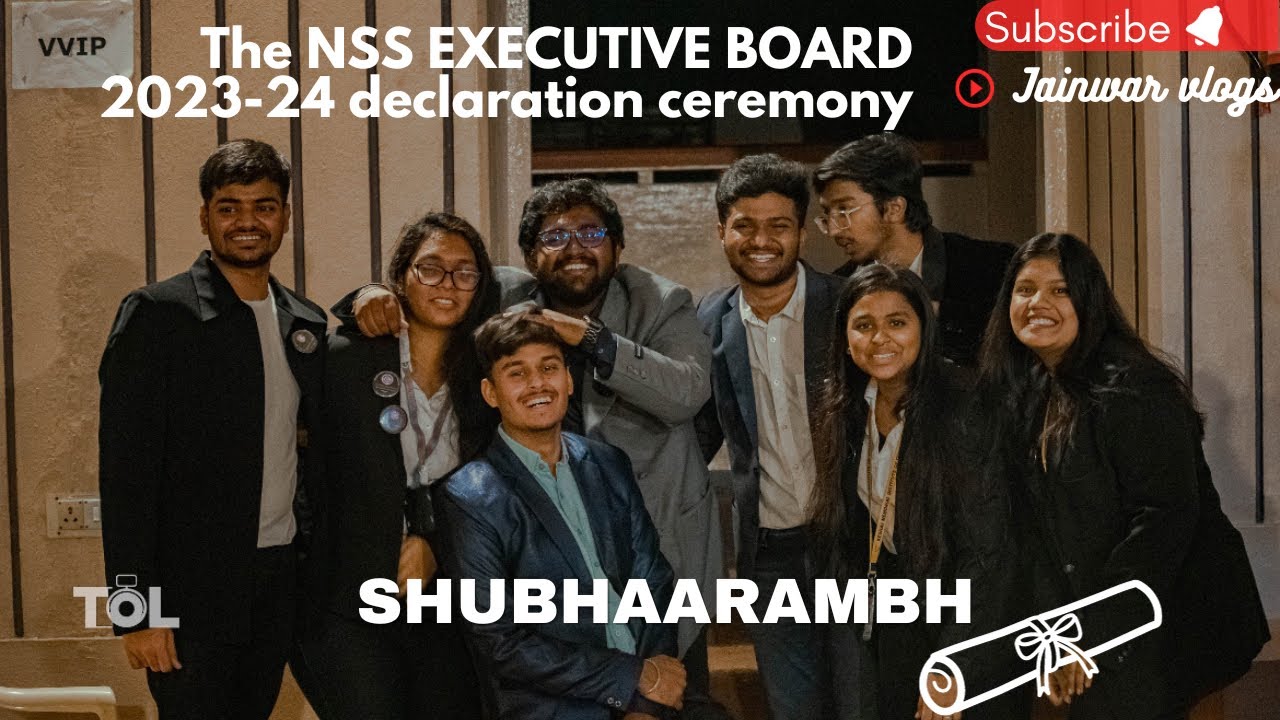 SHUBHAARAMBH EVENT NSS KMIT || JAINWAR VLOGS || The NSS EXECUTIVE ...