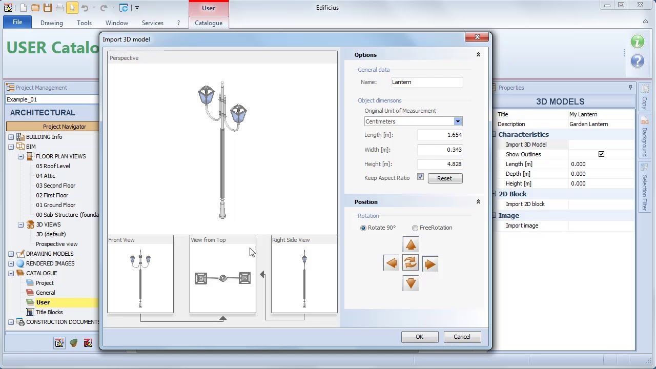 Edificius Tutorial - Importing 3D models and blocks - ACCA software - YouTube