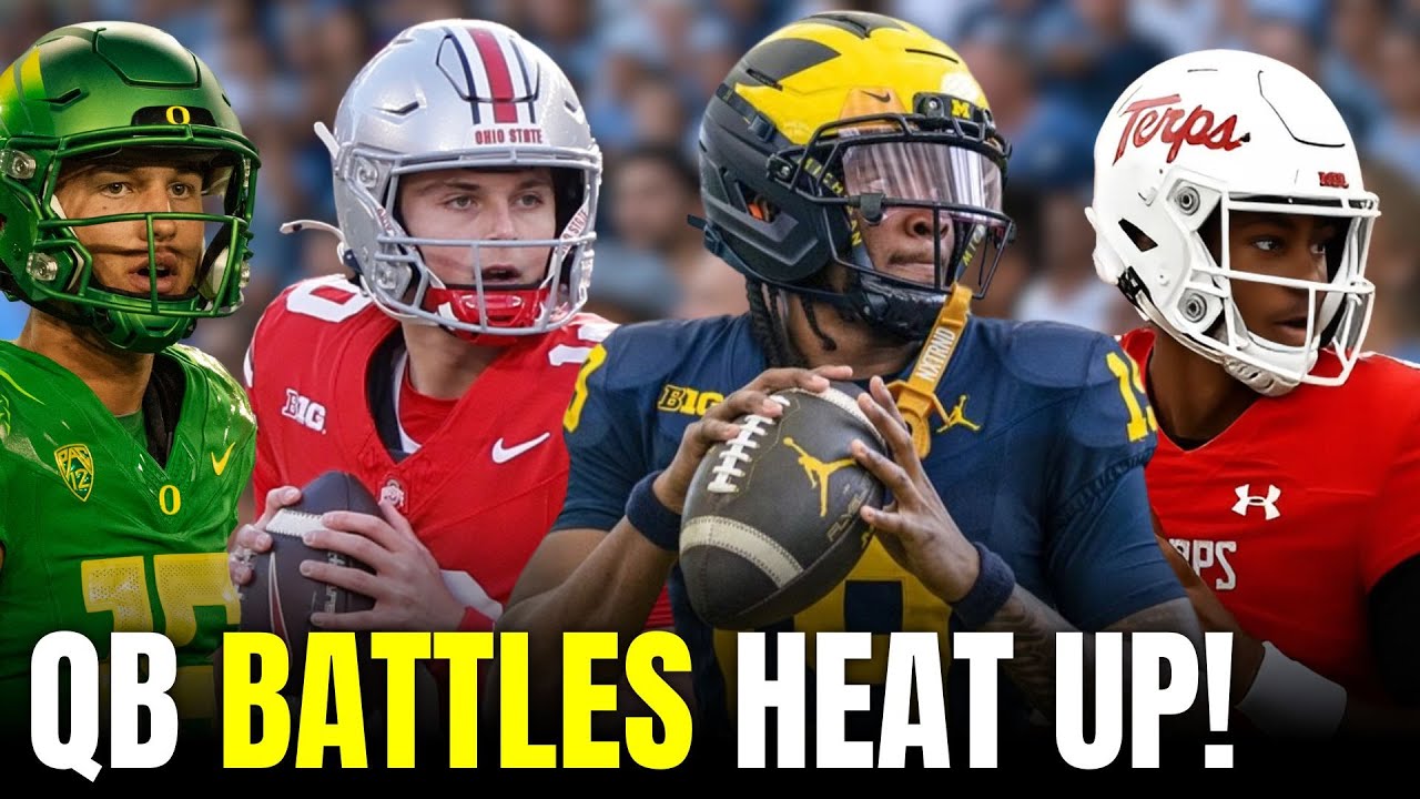 8 Big Ten QB Battles: Buy or Sell the Hype? - YouTube